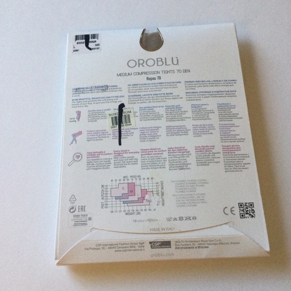 OROBLU | Accessories | Oroblu Repos 7 Super Legs Medium Compression ...